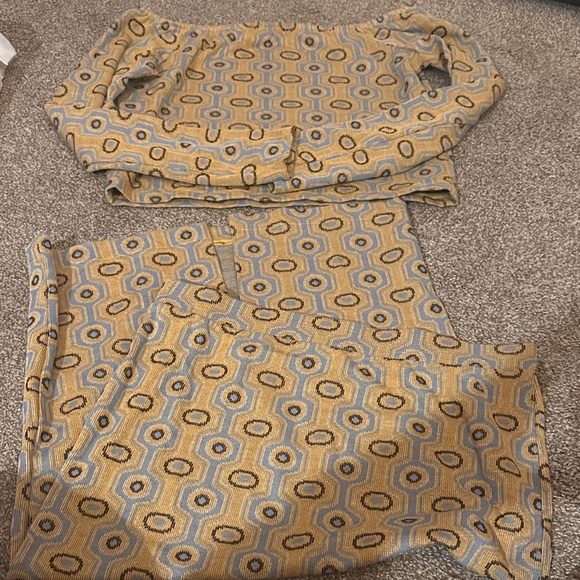 Zara | Dresses | Zara Geometric Pattern Dress Yellow And Gray | Poshmark
